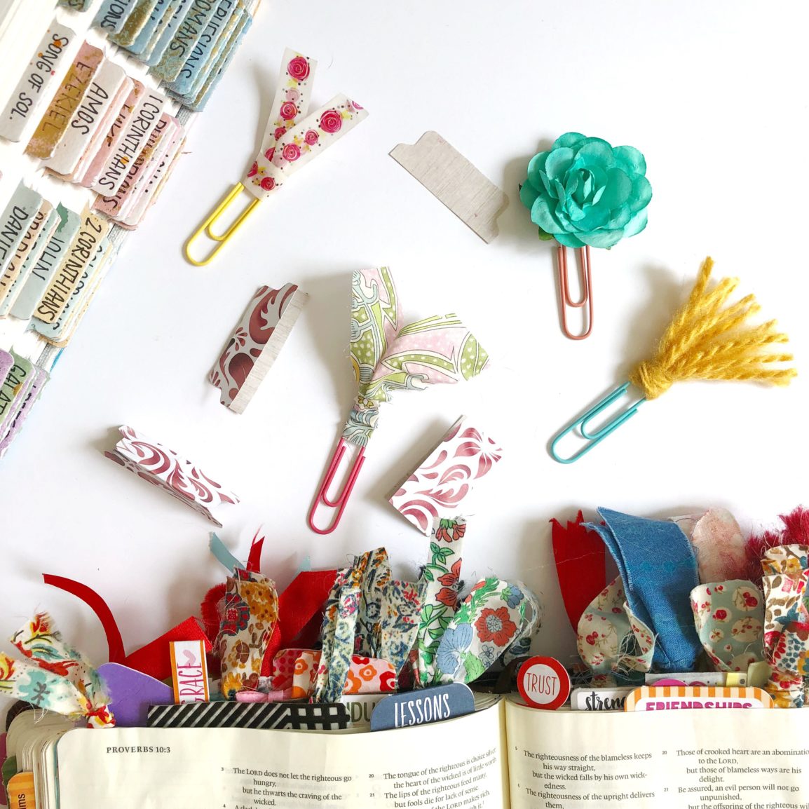 How To Make Tabs For Your Journaling Bible - Scribbling Grace