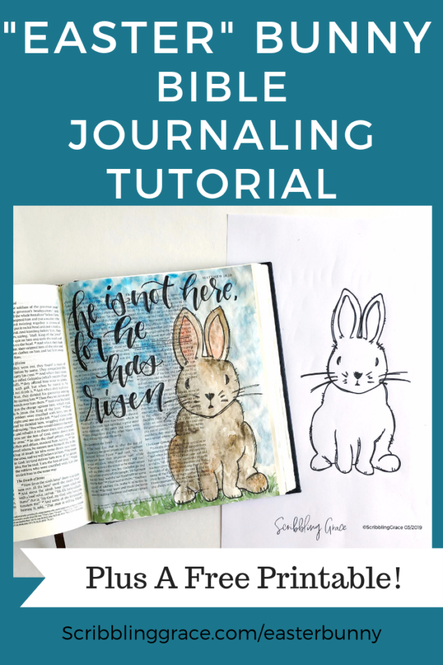 Bible Journaling With Me- Easter Bunny (Five Months After Easter)- Plus ...